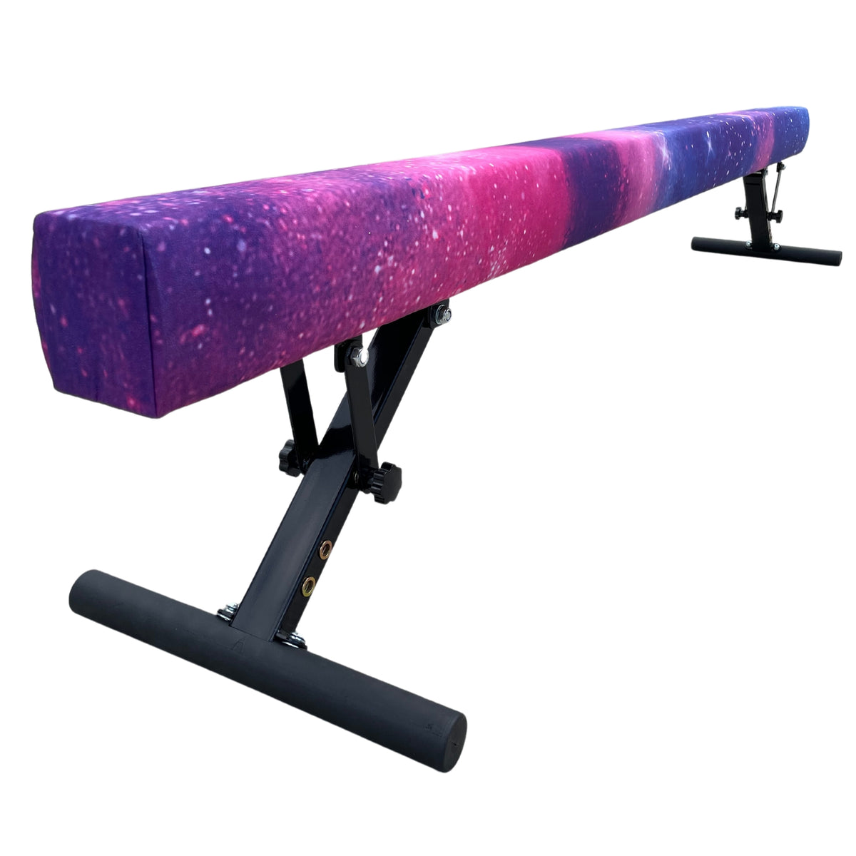 Level Gymnast 2.4m Beam (Adjustable Height), 2 X Mats, And Bar Combo